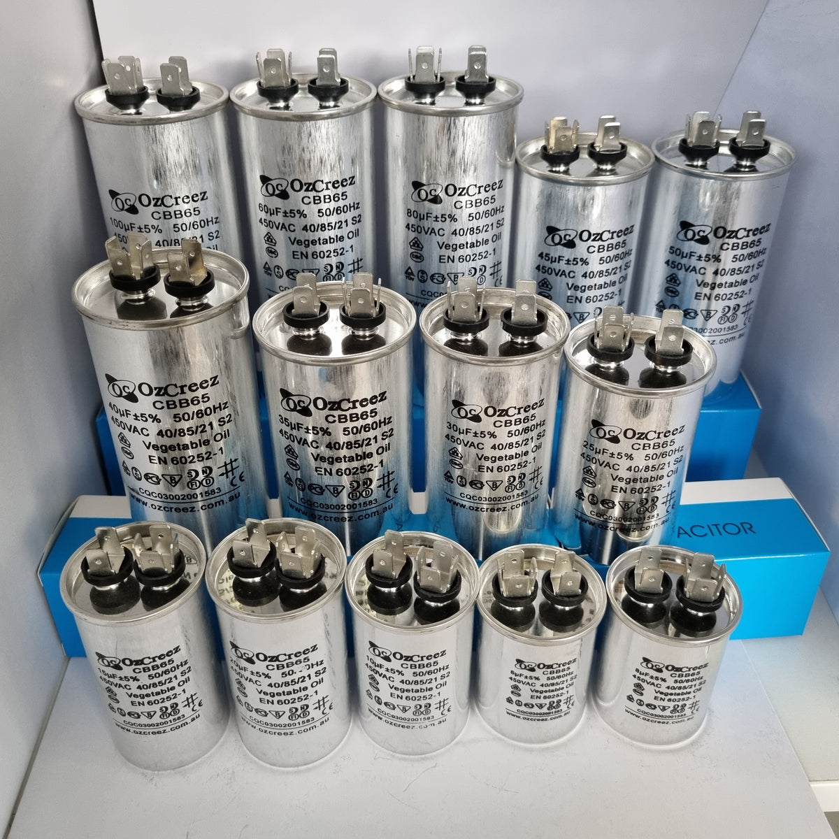 Original CBB65 CBB65A-1 450VAC 50/60Hz 6uF / 8uF / 10uF / 15uF / 20uF ...