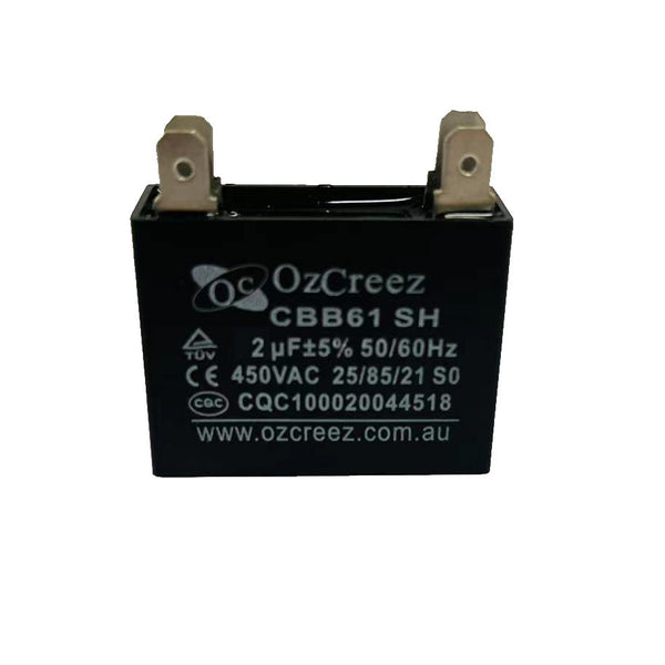Wholesale 5x Pcs CBB61 2uF 450V 4 Pin Capacitor Appliances Ceiling Fan ...